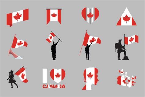 Flag Of Canada Set Graphic By Breakingdots · Creative Fabrica
