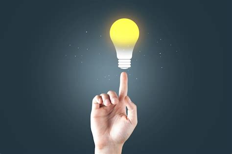 Premium Photo Virtual Light Bulb