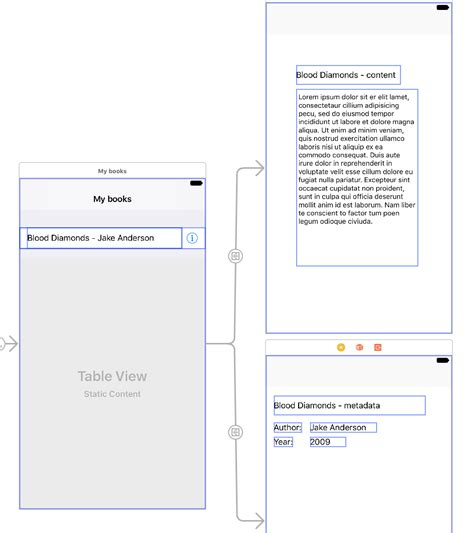Ios Accessory Action Vs Selection Segue Stack Overflow