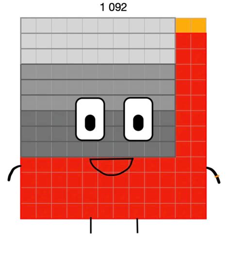 Numberblock 1092 Blocks By Kylevirk On Deviantart