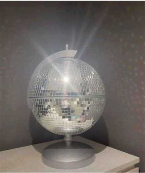 Glam Globe Disco Ball Bar Globe Tabletop Etsy