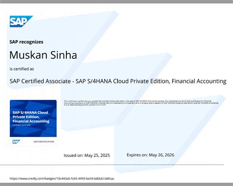 Im Thrilled To Share That Ive Earned The Sap Certified Associate