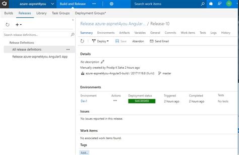 Build And Deploy Angular5 App In Azure App Services All From Vsts