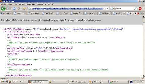 Crear Servicios WMS Y WFS Con MS W Y GvSIG Utilizando Nuestro Propio Juego De Datos OSGeo