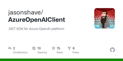 GitHub Jasonshave AzureOpenAIClient NET SDK For Azure OpenAI Platform