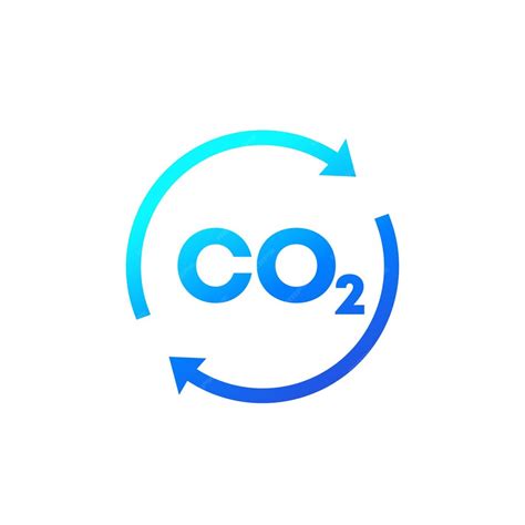 Premium Vector Carbon Dioxide Co2 Gas Icon Vector