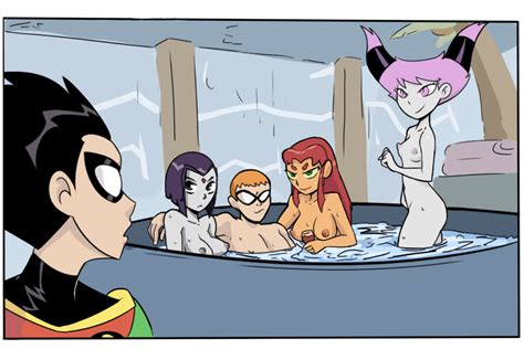 Post 2233257 Dc Dcau Dickgrayson Jinx Raven Robin Royharper Starfire