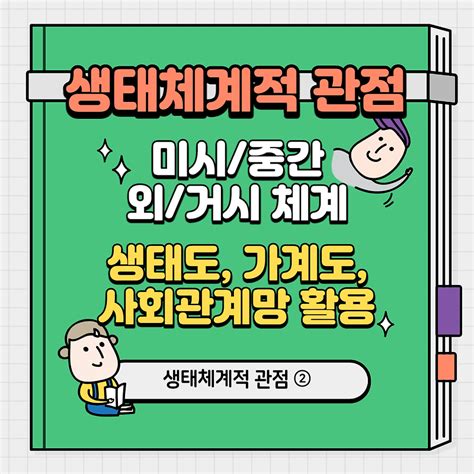 생태체계적 관점 ② 미시체계 중간체계 외체계 거시체계 등