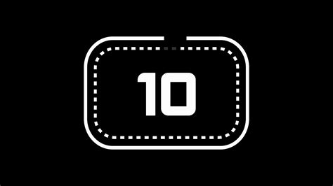 10 Seconds Countdown Timer Countdown Timer Stock Motion Graphics Sbv