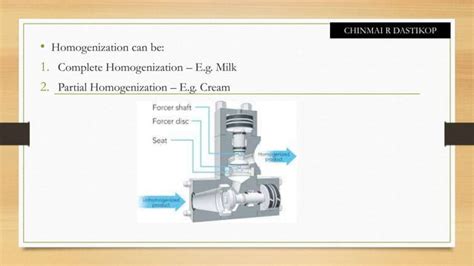 Homogenization Of Milk Pptx