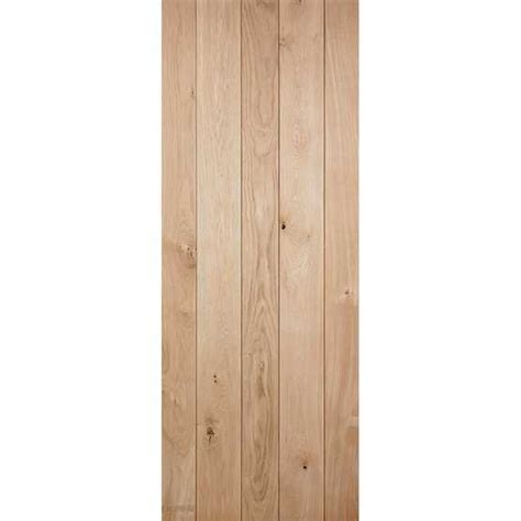 Lpd Rustic Ledged Unfinished Oak Internal Door Door Superstore®