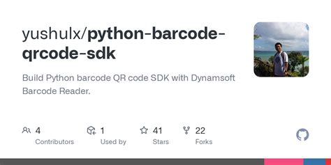 Github Yushulxpython Barcode Qrcode Sdk Build Python Barcode Qr Code Sdk With Dynamsoft