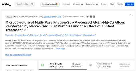 Microstructure Of Multi Pass Friction Stir Processed Al Zn Mg Cu Alloys
