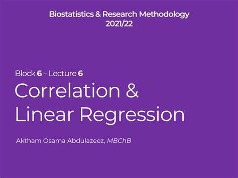 Solution 6 6 Correlation Linear Regression Studypool