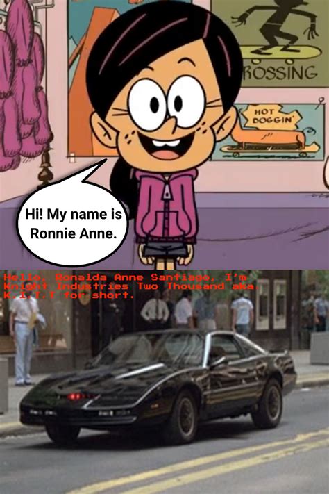 Kitt Meets Ronnie Anne By Racer Cinema Arts On Deviantart