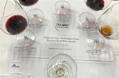 Masterclass Report Italian Showstoppers From The Decanter World Wine Awards Decanter