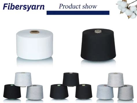 Black White Cotton Organic Compact Siro Combed Carded 40s Ring Spun Weaving Knitting Yarn