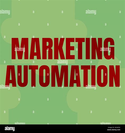 Handwriting Text Marketing Automation Internet Concept Software Platforms Designed For Commerce