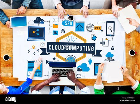Cloud Computing Data Memory Online Concept Stock Photo Alamy