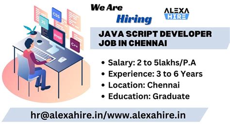 Javascript Developer Job In Chennai 5 Easy Skills
