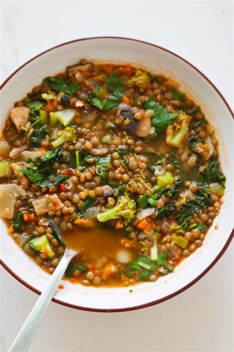 Easy Lentil Vegetable Soup Homemade Mastery