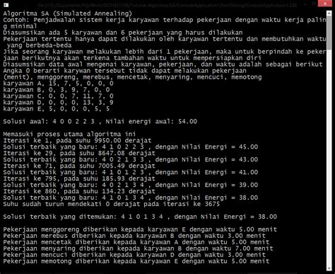 Algoritma Sa Simulated Annealing Piptools