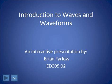 Ppt Introduction To Waves And Waveforms Dokumen Tips