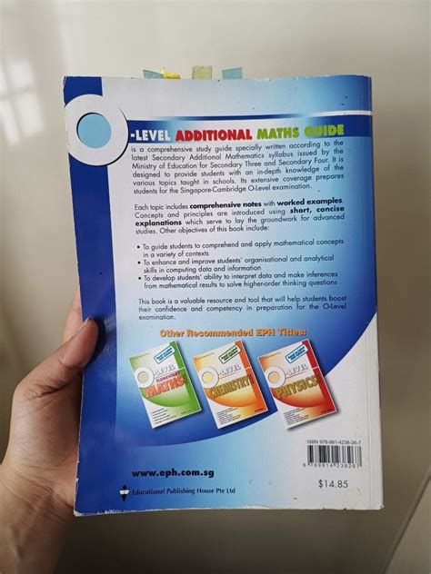 O Level Additional Mathematics Hobbies And Toys Books And Magazines