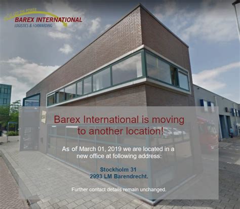 Barex International moves office to new location – Barex International