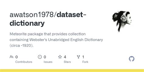 github awatson1978 dataset dictionary meteorite package that provides collection containing