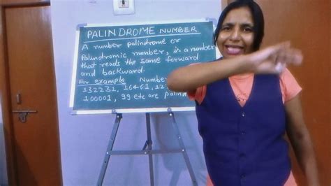 Palindromic Numbers Or Palindrome Youtube