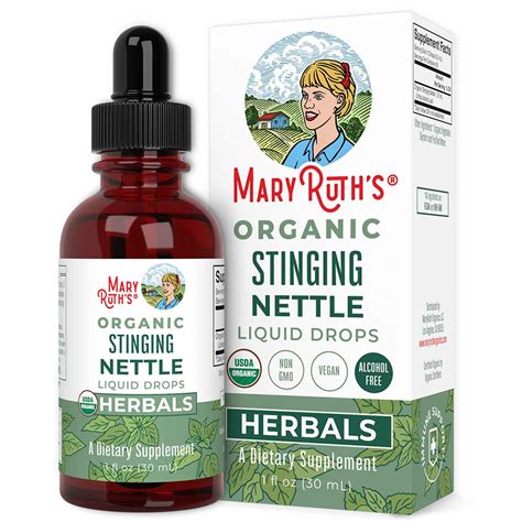 Organic Stinging Nettle Leaf Liquid Drops Herbal Blends Herbalism