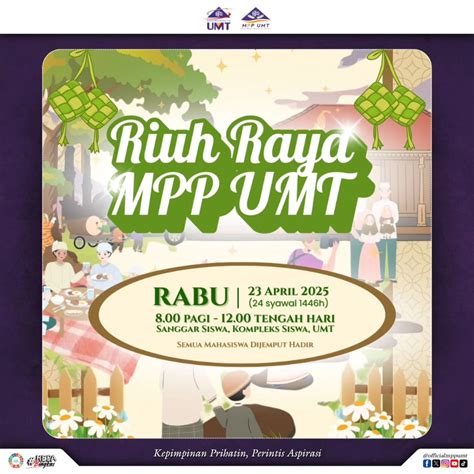 Majlis Riuh Raya Mpp Majlis Perwakilan Pelajar Umt Facebook