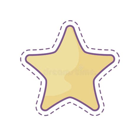 Patch Of Cute Star Icon Stock Illustration Illustration Of Shiny 156275917
