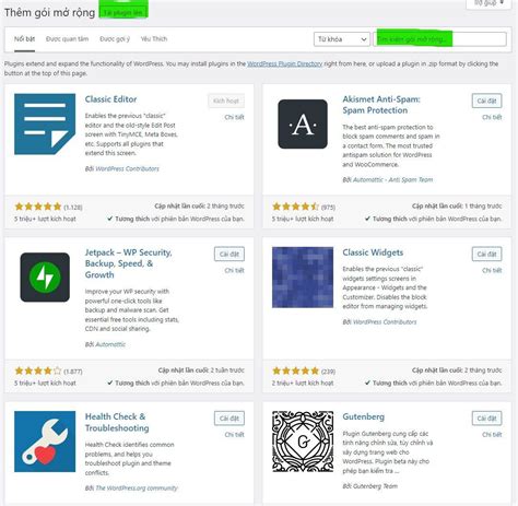 Hướng Dẫn Cài đặt Plugin Trên Wordpress