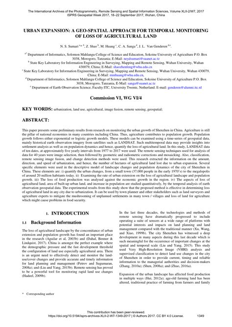 Pdf Urban Expansion A Geo Spatial Approach For Temporal Monitoring