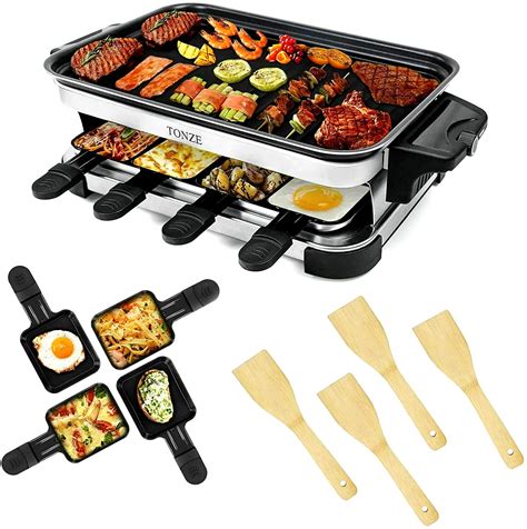 Indoor Grill Korean Bbq Grill Electric Smokeless Grill Raclette Table