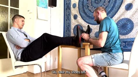 Boss Making Employee Sniff And Lick Dress Sock And Feet Sexycoach