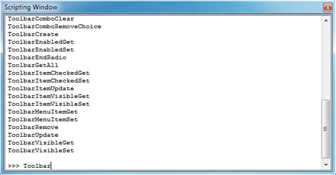 Scripting — Applications
