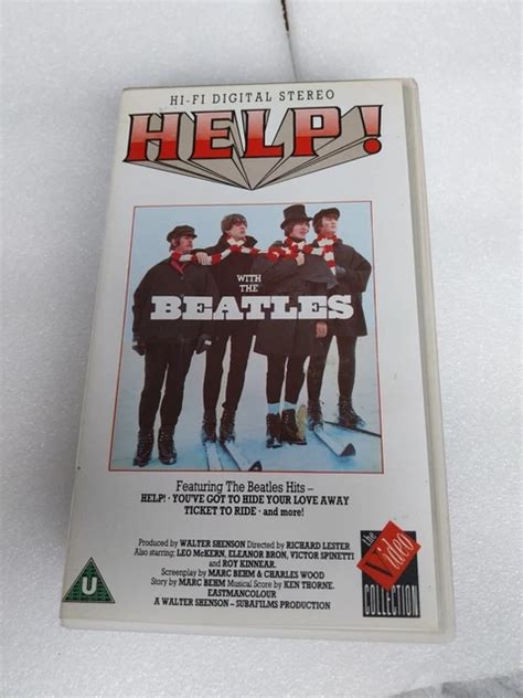 The Beatles Help 1965 Film 1989 The Video Collection Vhs Video Tape Uk