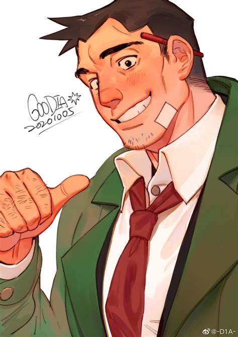 Dick Gumshoe Ace Attorney Drawn By G D A Danbooru