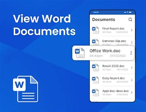 Android Için Docs Reader Word Office App İndir