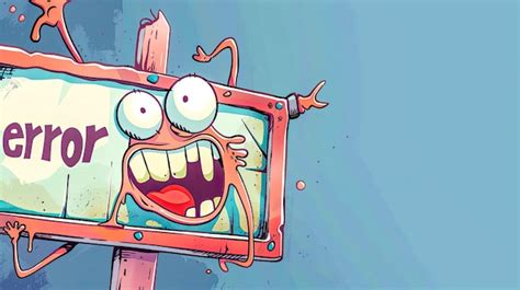 Premium Photo Humorous Illustration Of A Panicked Cartoon Character