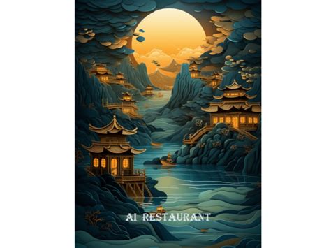近水楼台先得月ai饭馆 站酷zcool