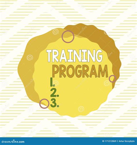 Word Writing Text Training Program Business Concept For Learn Specific Knowledge Or Skills To