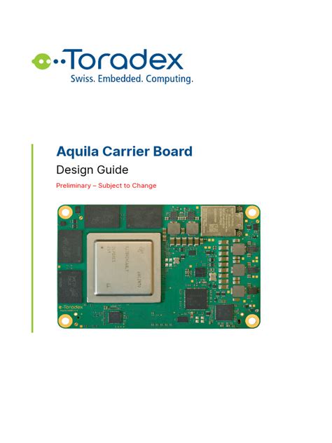 Aquila Carrier Board Design Guide Pdf Usb Manufactured Goods