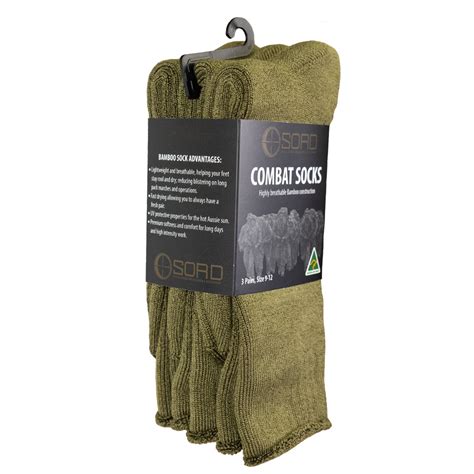 Bamboo Combat Socks 3 Pack