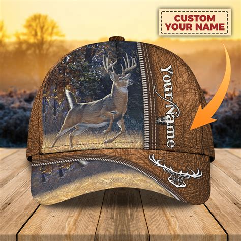 Deer Hunting Personalized Name Cap 5 Top Personalized