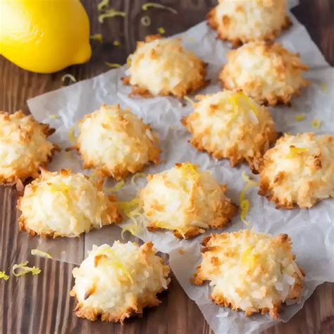 Lemon Coconut Macaroons Recipe