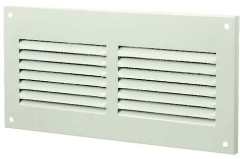 Вентилационна решетка метал 200х100мм бяла Ревизионни решетки и въздуховоди Строителство